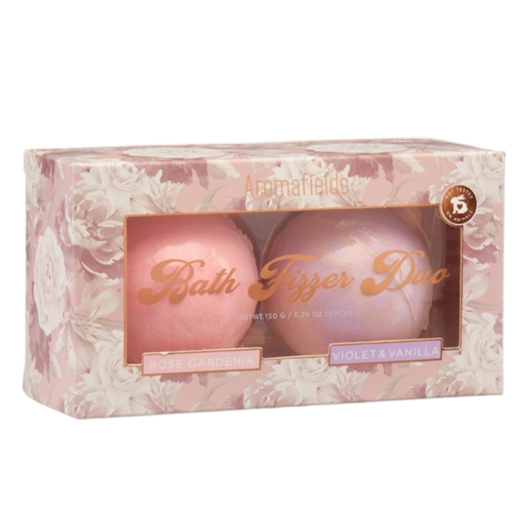 Aromafields | Bath & Body | Nwt Aromatherapy Scented Bath Fizzer Duo ...